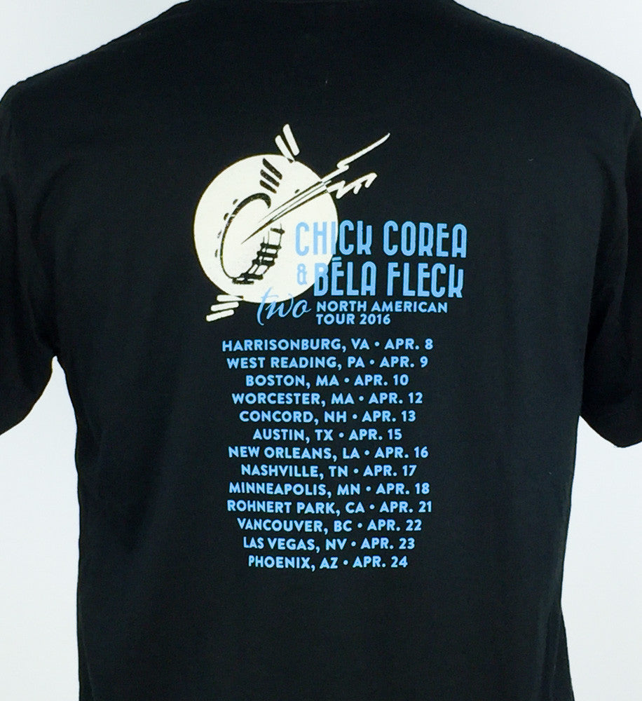 Chick & Béla Fleck Duet Tour T-shirt – Chick Corea