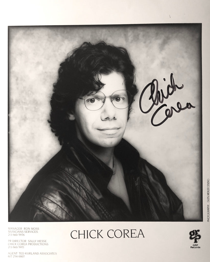 Rare 1980's Vintage Personally Signed Photo! – Chick Corea